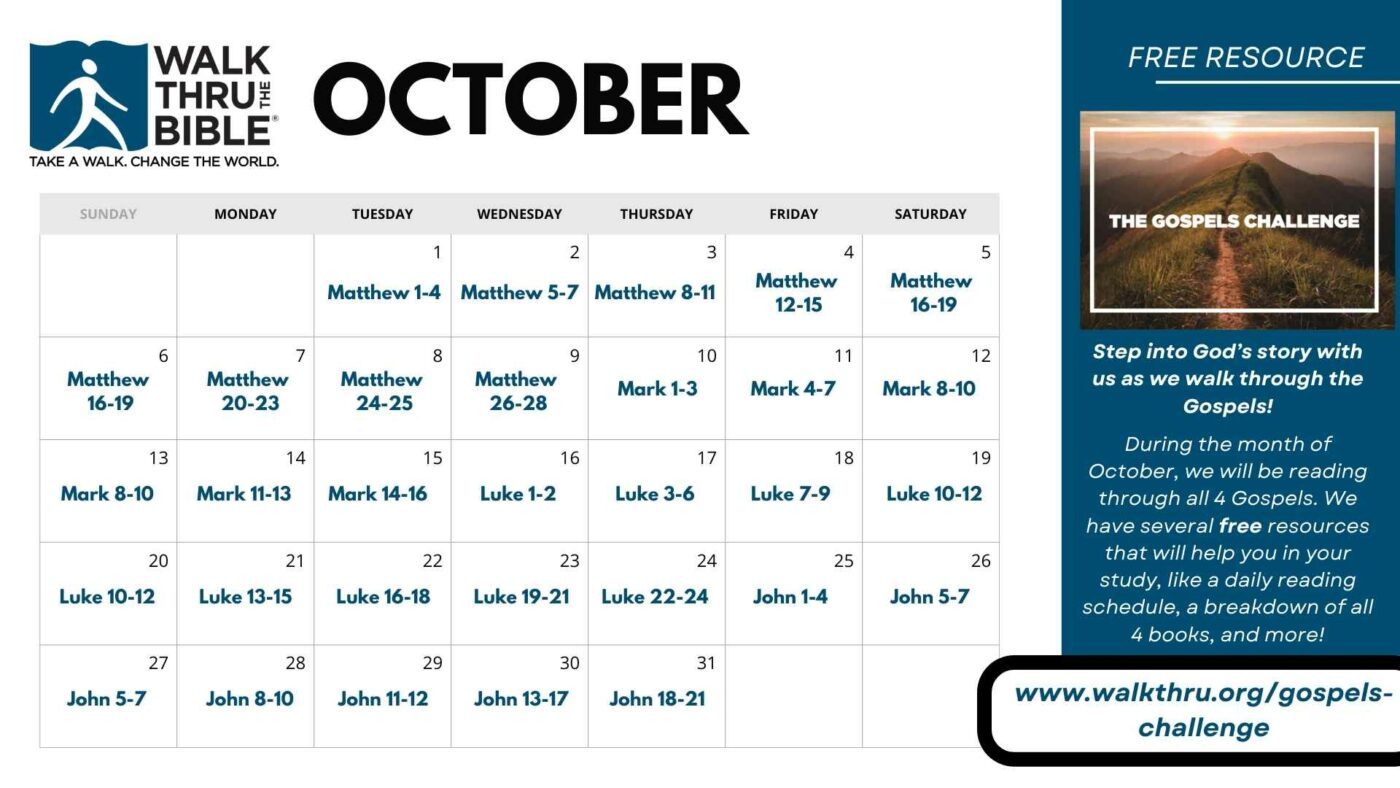 Gospels Challenge - Walk Thru The Bible