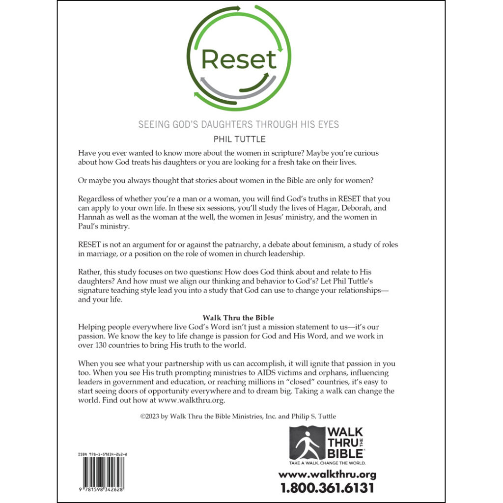 Reset Workbook - Walk Thru The Bible